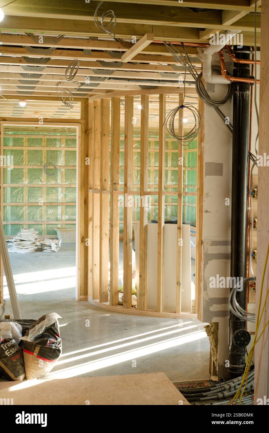 Timber frame wall construction hi-res stock photography and images - Alamy