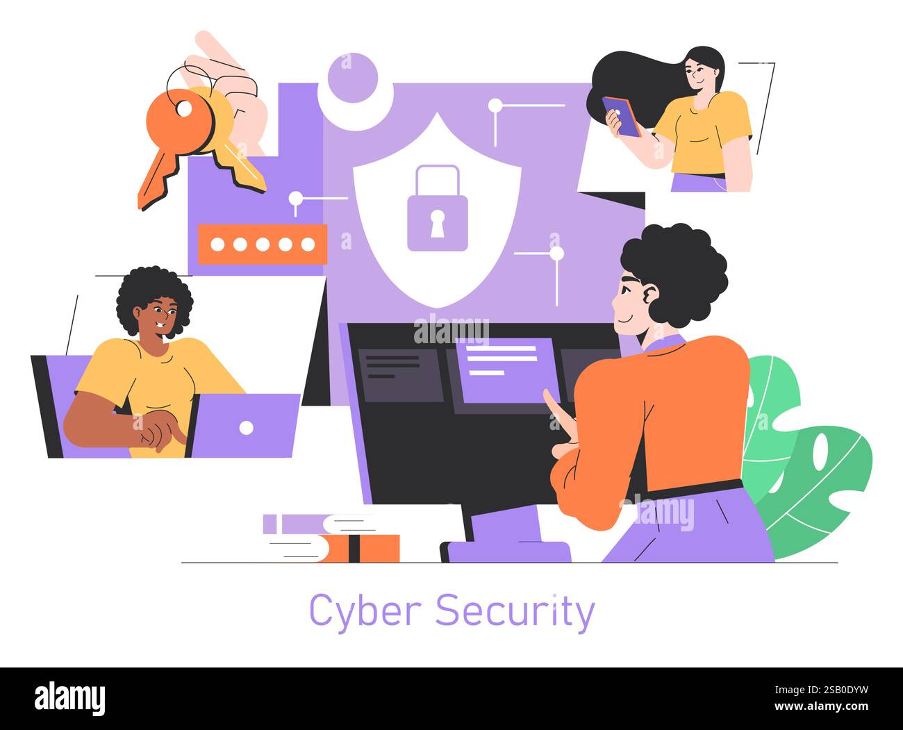 Cyber thread Stock Vector Images - Alamy