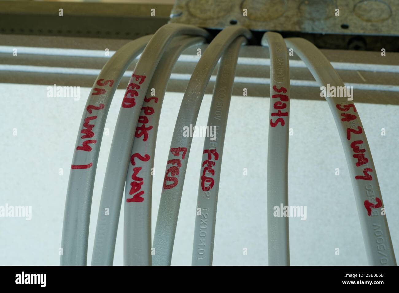 First fix electrical installation hi-res stock photography and images ...