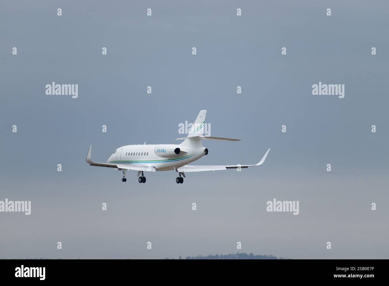 Zurich, Switzerland, January 15, 2024 PT-TRJ Dassault Falcon 2000S ...