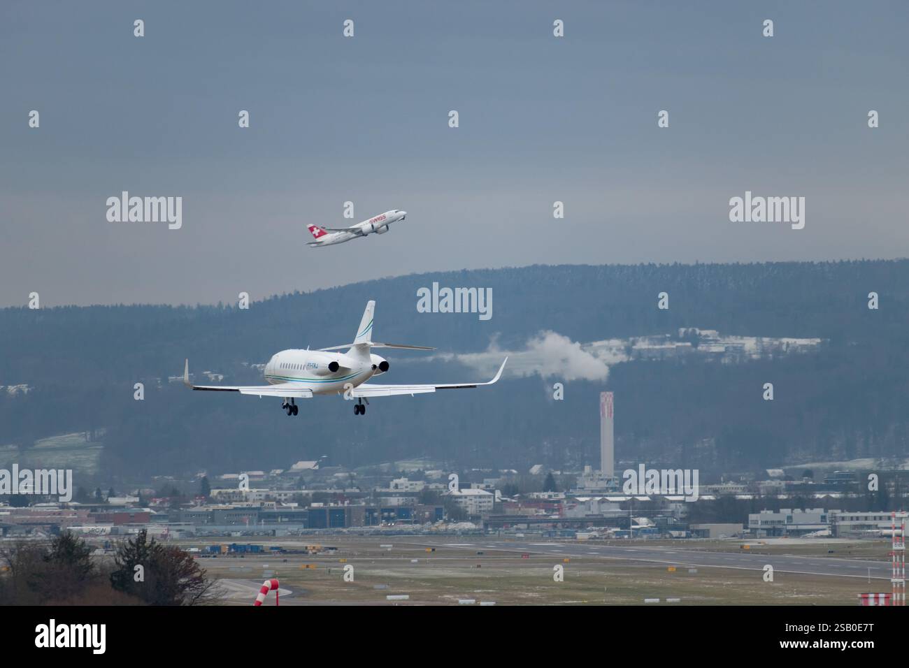 Zurich, Switzerland, January 15, 2024 PT-TRJ Dassault Falcon 2000S ...