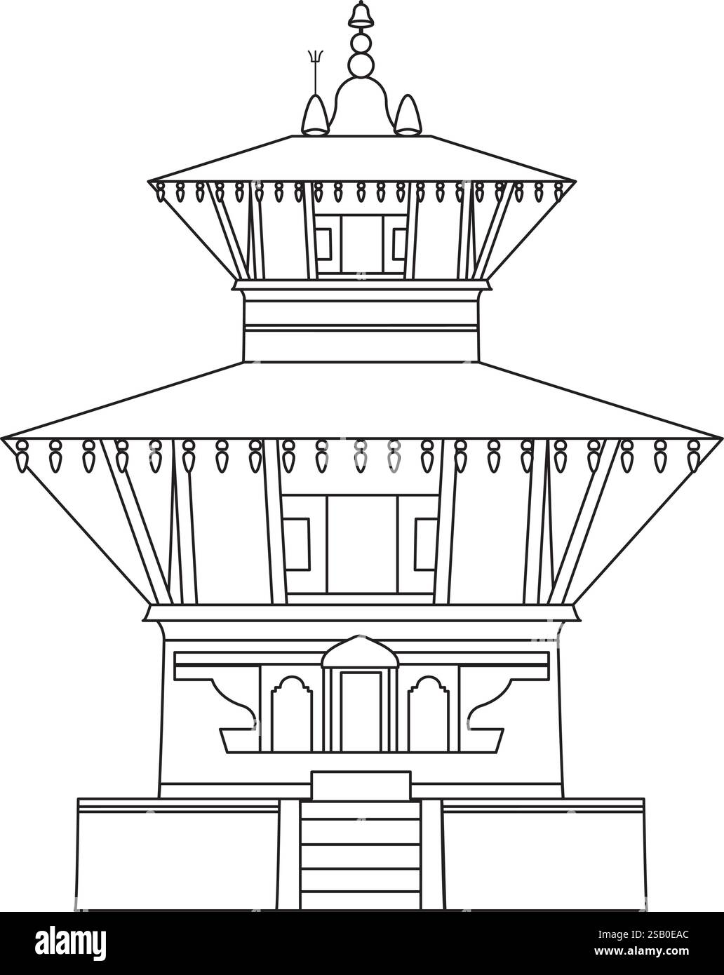 Temple outline icon Stock Vector Image & Art - Alamy