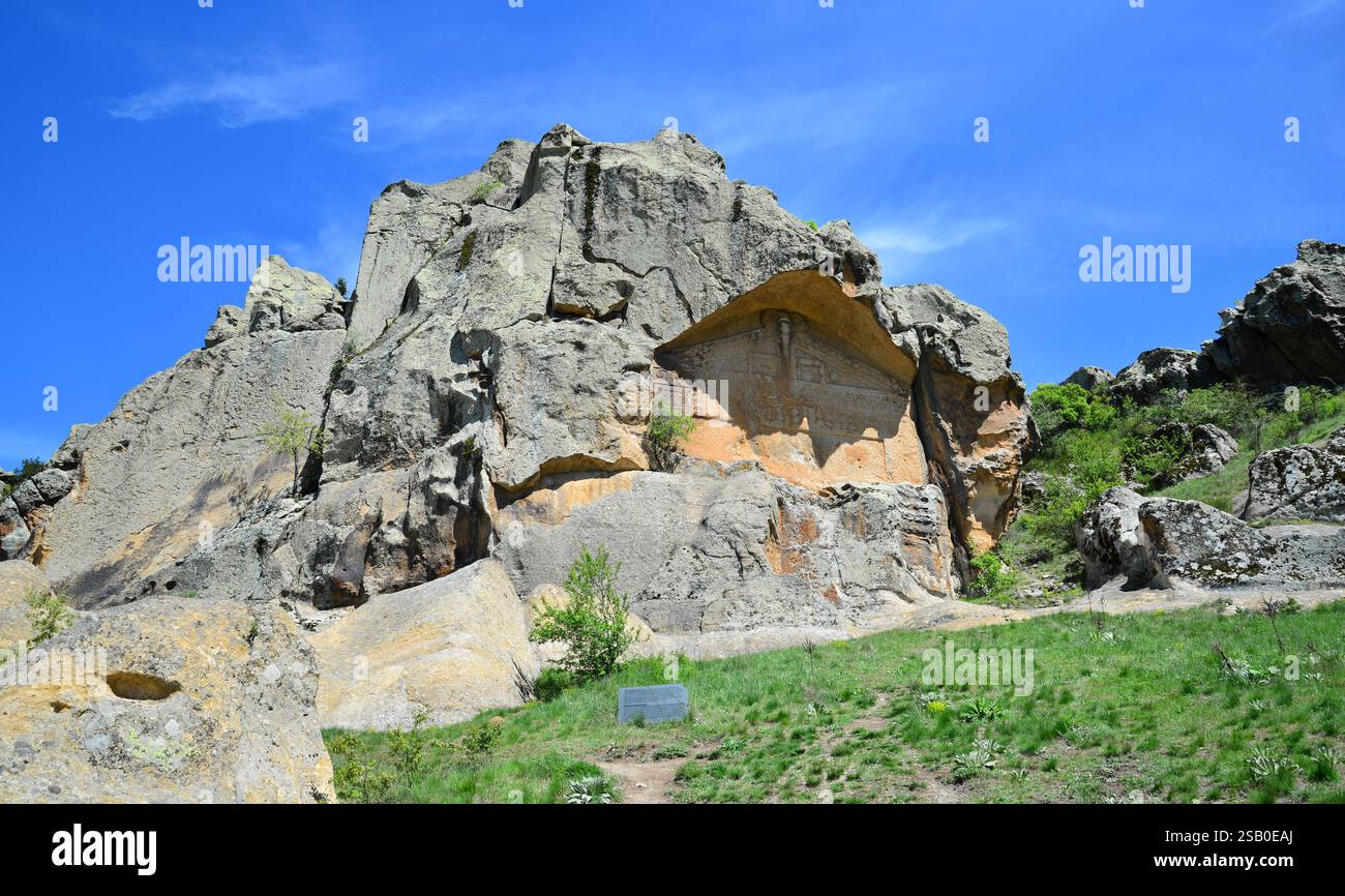 Midas Ancient City and Yazilikaya Monument in Eskisehir, Turkey Stock ...