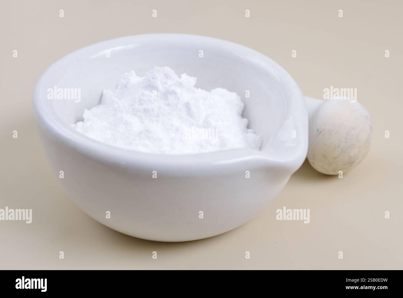 Sodium hexametaphosphate SHMP on beige background Stock Photo - Alamy
