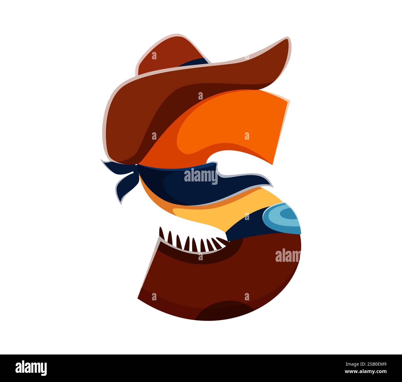 Cowboy letter S, wild west font, typeface, western type, sheriff ...