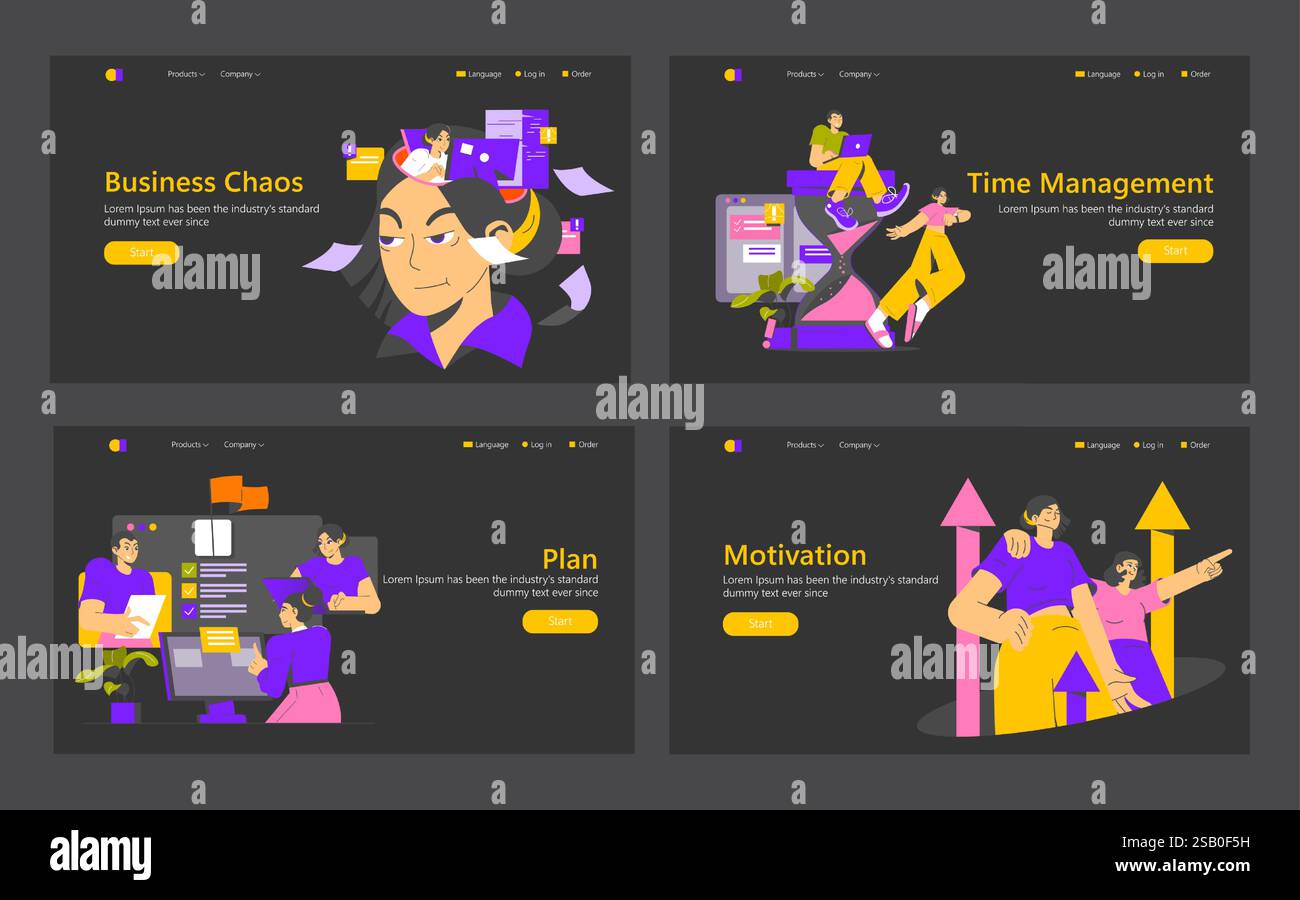 Planning context in various stages is illustrated through business ...