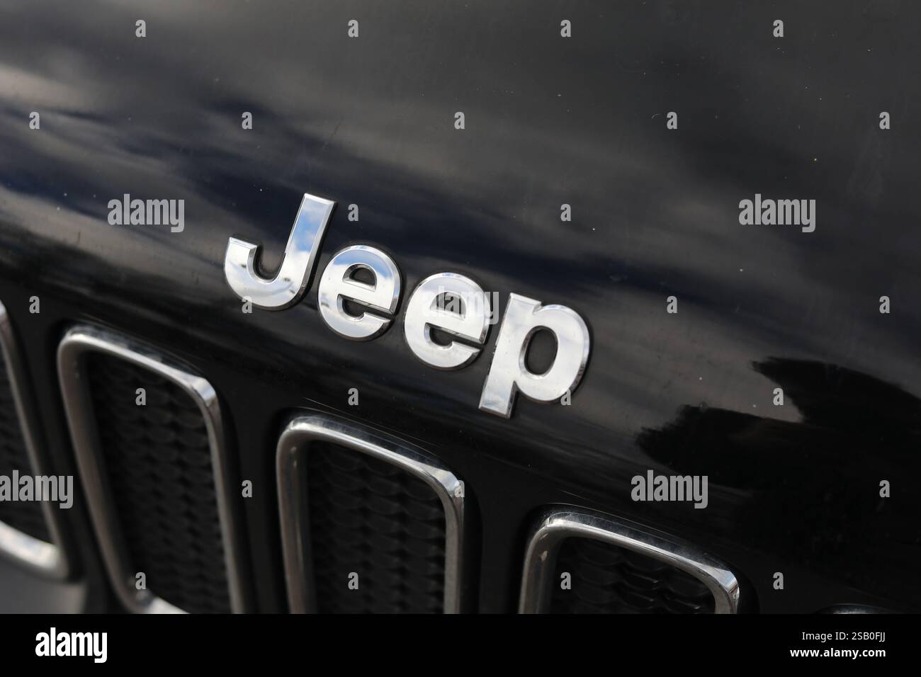 General views of a Jeep Wrangler car pictured in Chichester, West ...