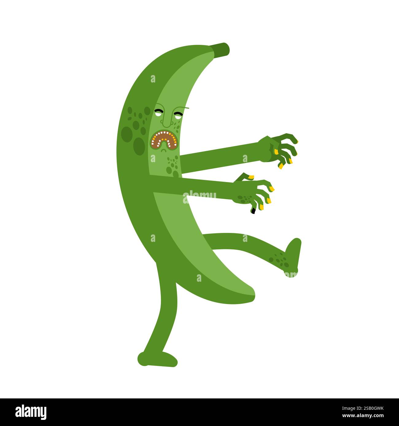 Zombie banana. Fruit has rotted to death Stock Vector Image & Art - Alamy