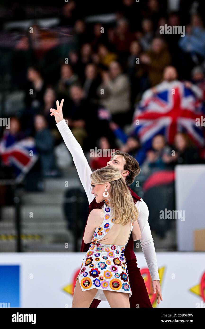 Phebe BEKKER & James HERNANDEZ (GBR), during Ice Dance Rhythm Dance, at ...