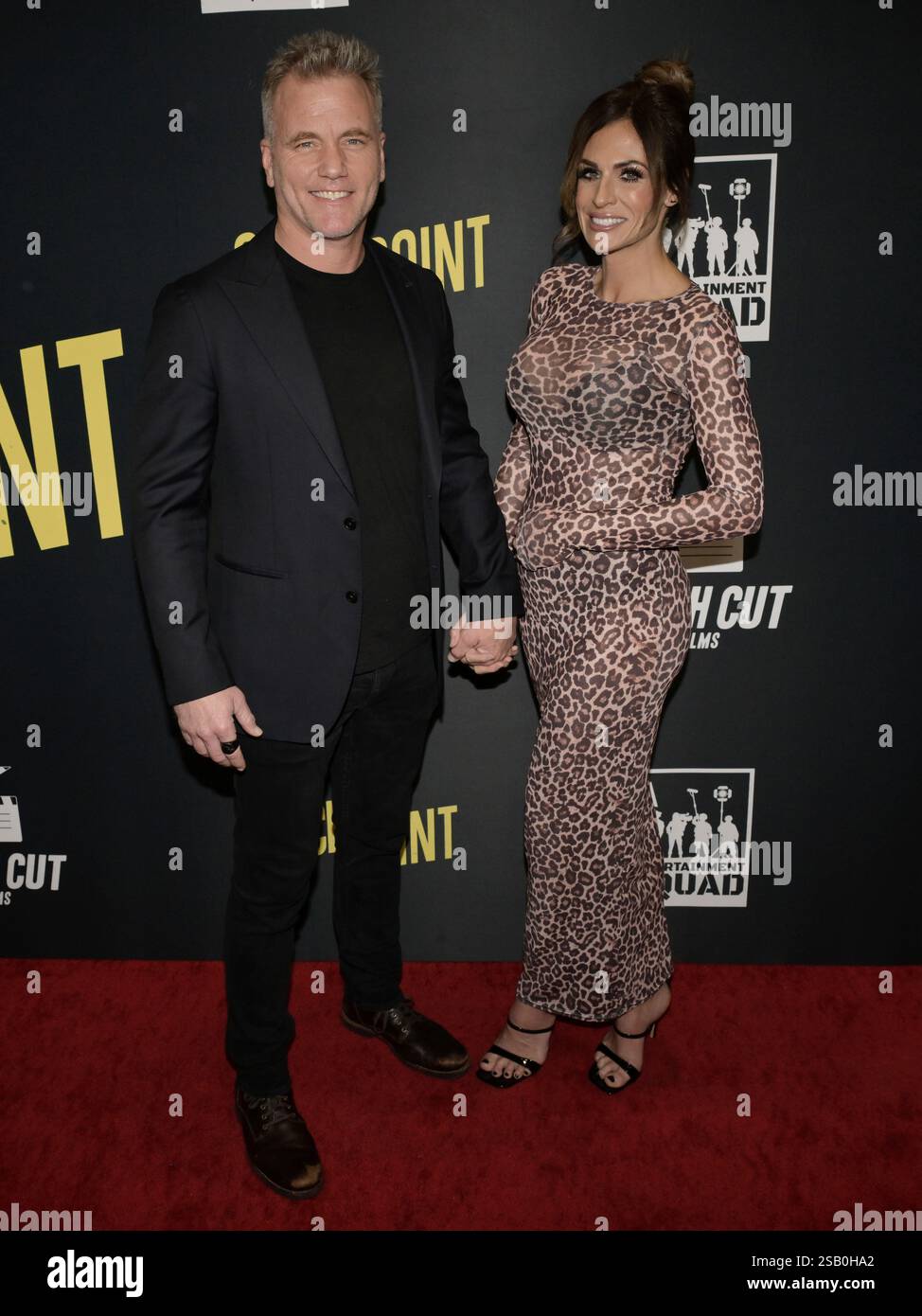 Los Angeles, California, USA. 30th Jan, 2025. Sean Carrigan and Jazmin ...