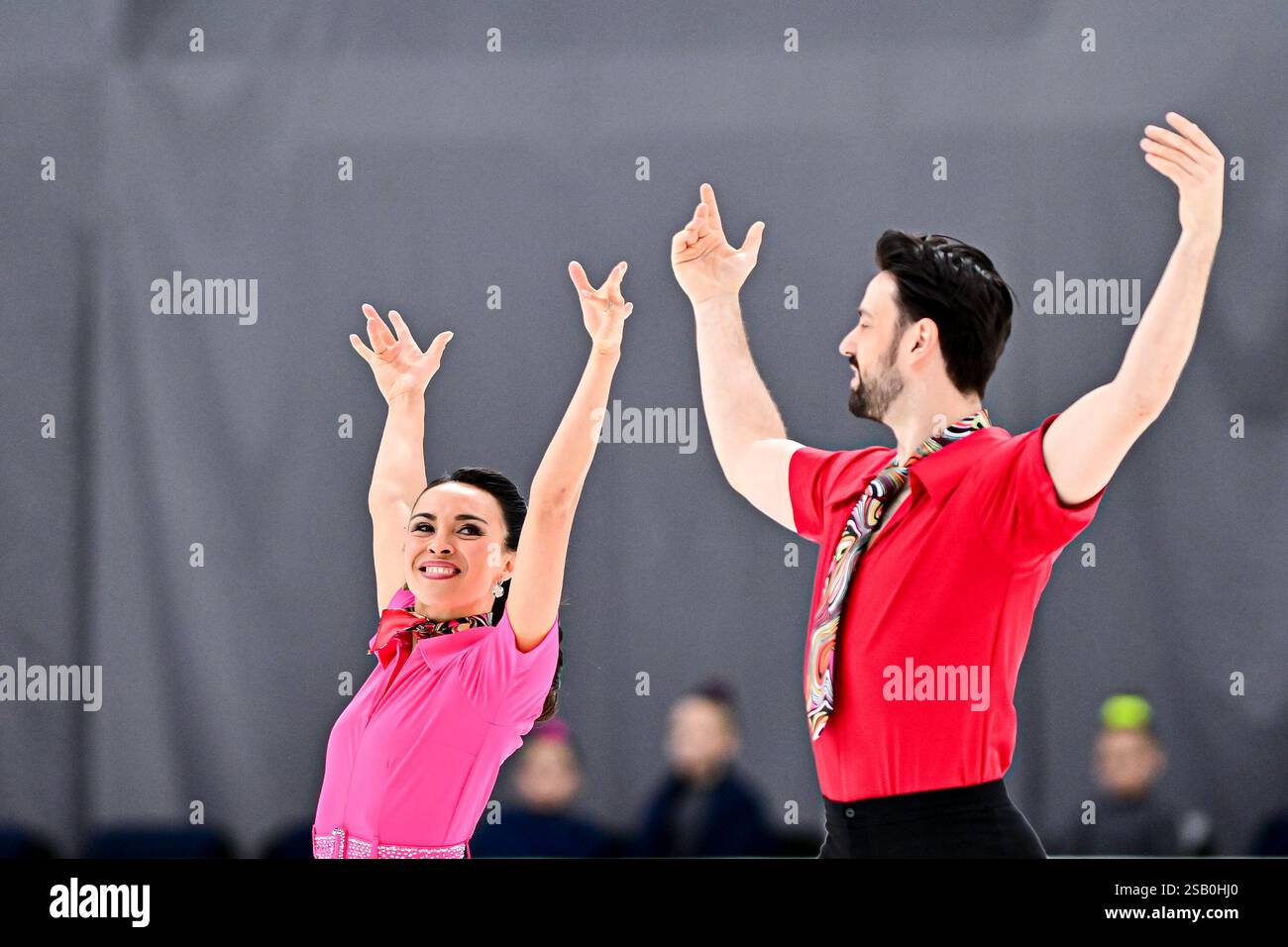 Jennifer JANSE van RENSBURG & Benjamin STEFFAN (GER), during Ice Dance ...