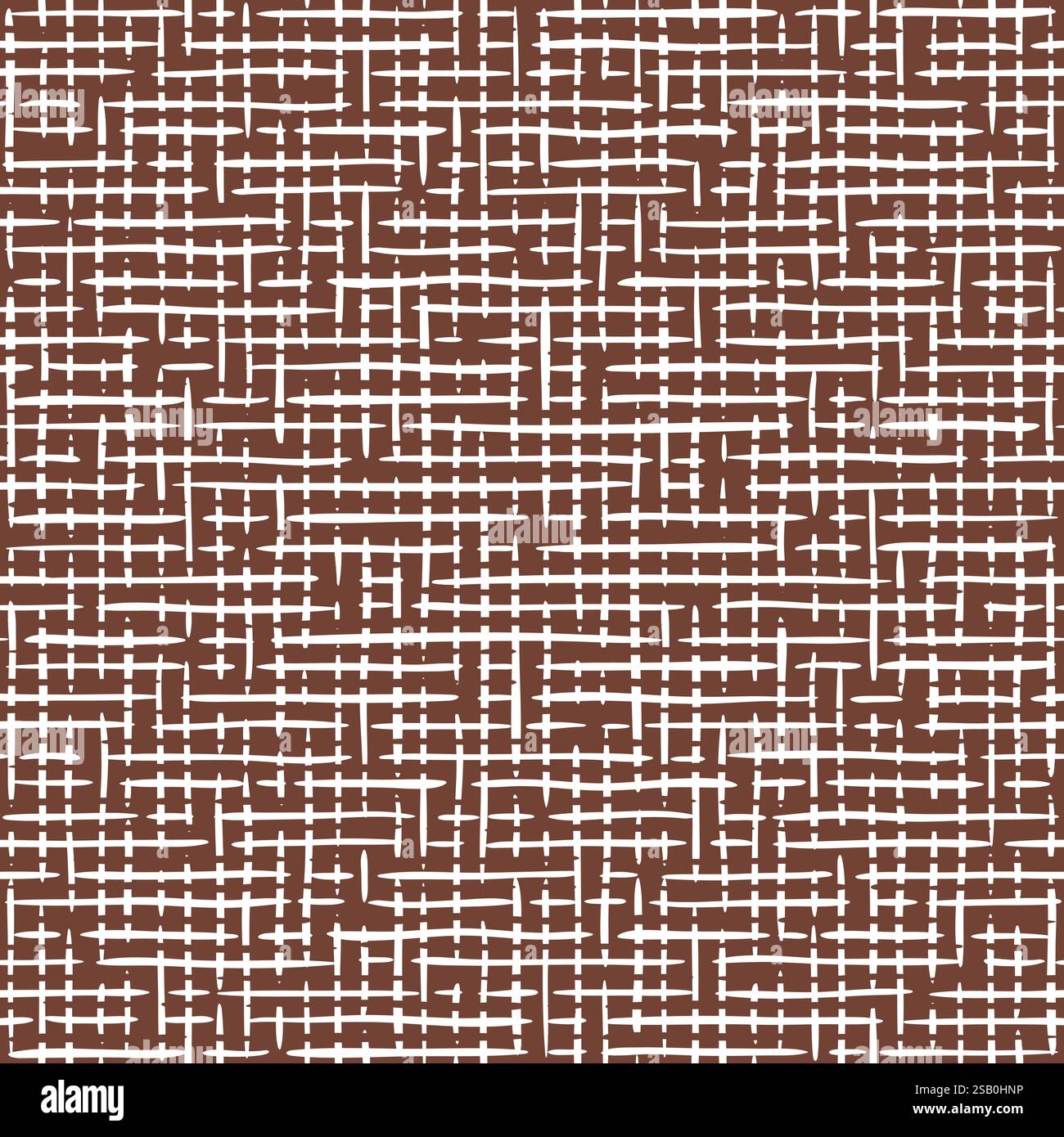 Seamless grid background, abstract pattern of white line on brown ...