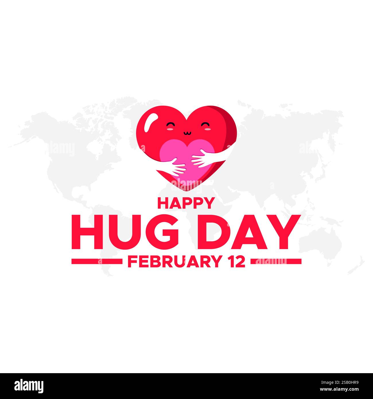 Happy Hug day. 12 February hug day, Valentine’s Week Hug Day lettering ...