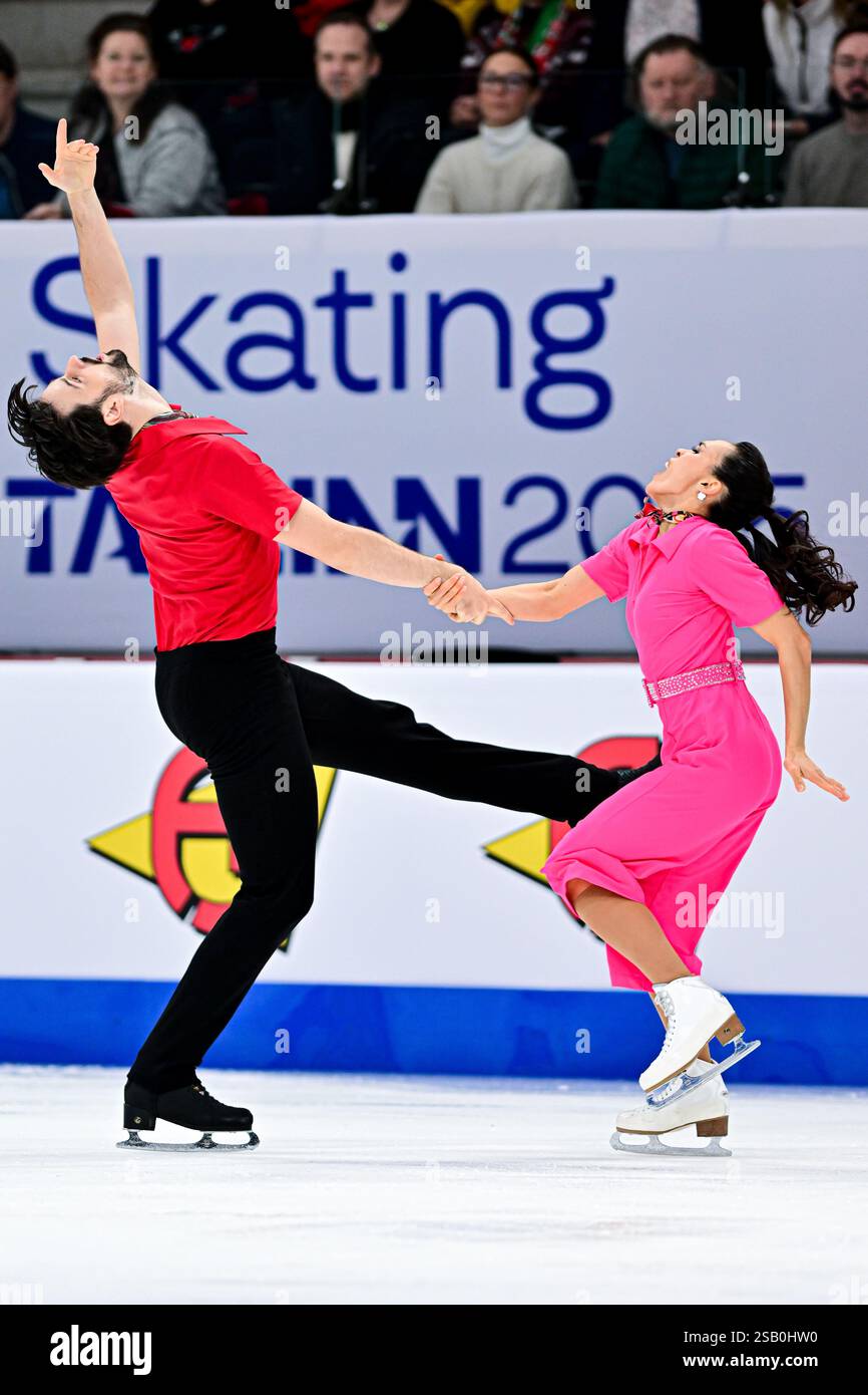 Jennifer JANSE van RENSBURG & Benjamin STEFFAN (GER), during Ice Dance ...