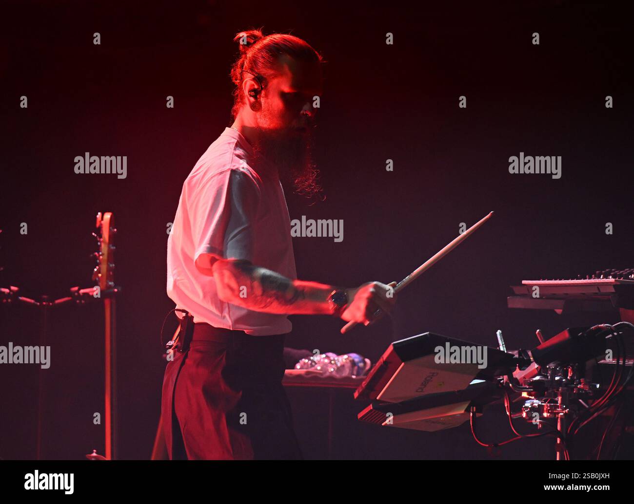 Fort Lauderdale FL, USA. 30th Jan, 2025. Molchat Doma performs during ...