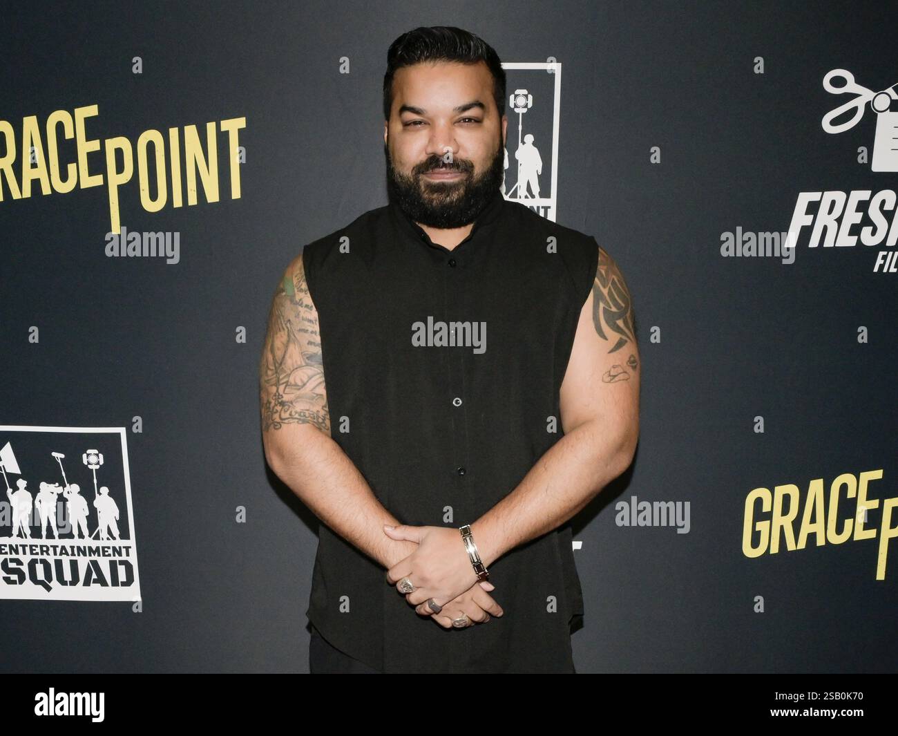 January 30, 2025, Los Angeles, California, USA: Adrian Dev atttends the ''Grace Point'' Los ...