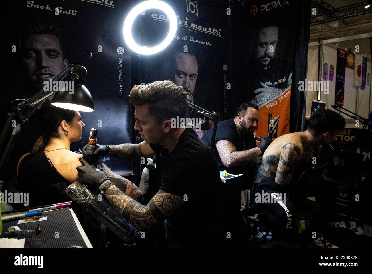 Milano, Italia. 31st Jan, 2025. Apertura Milano Tattoo Convention Fiera ...