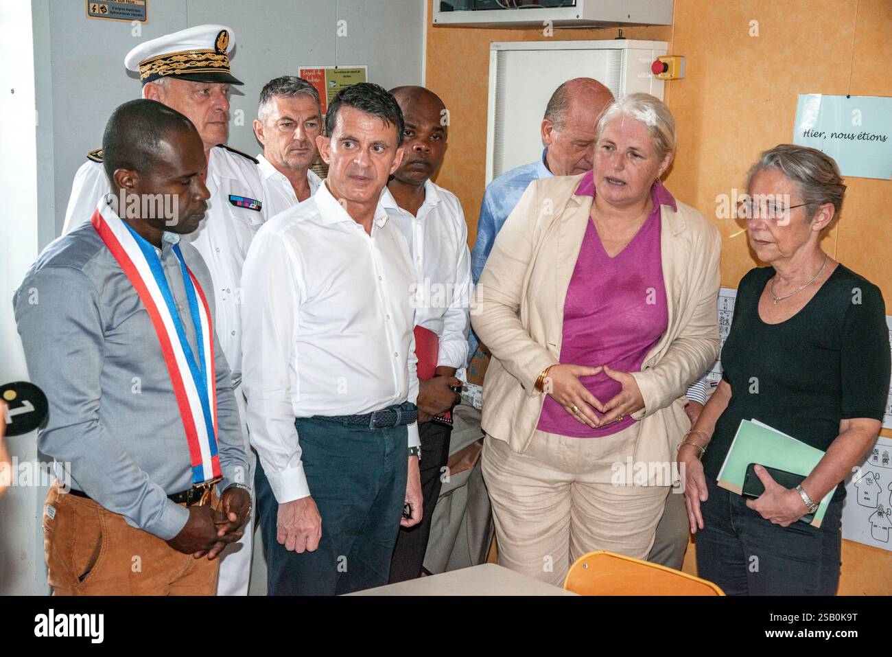 Chiconi, Mayotte. 31st Jan, 2025. During the second day of the two-day ...