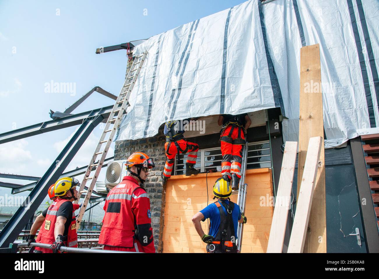 Chiconi, Mayotte. 31st Jan, 2025. During the second day of the two-day ...