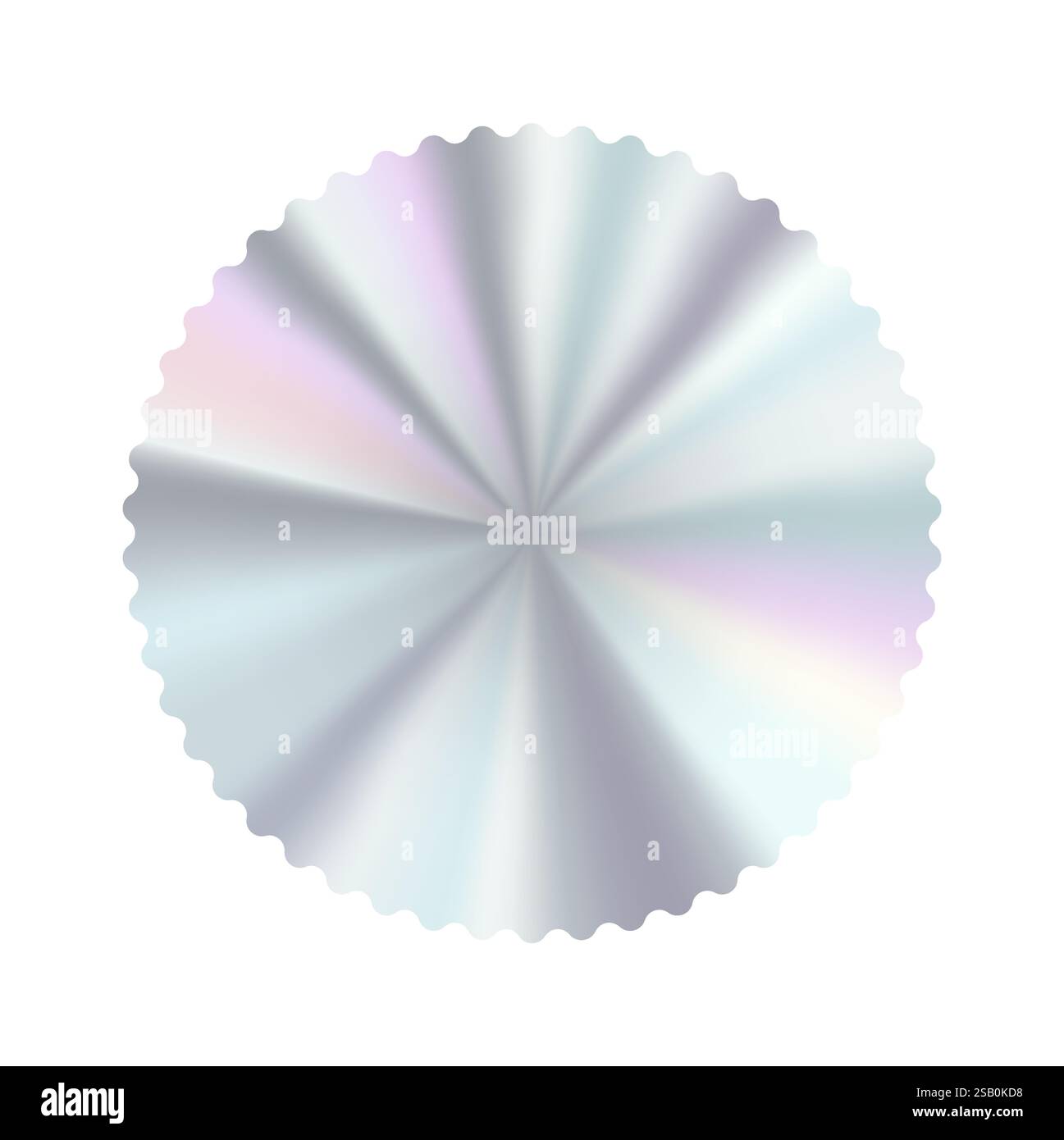 Holographic Sticker Set with Shiny Metallic Gradient Badges, Vintage ...