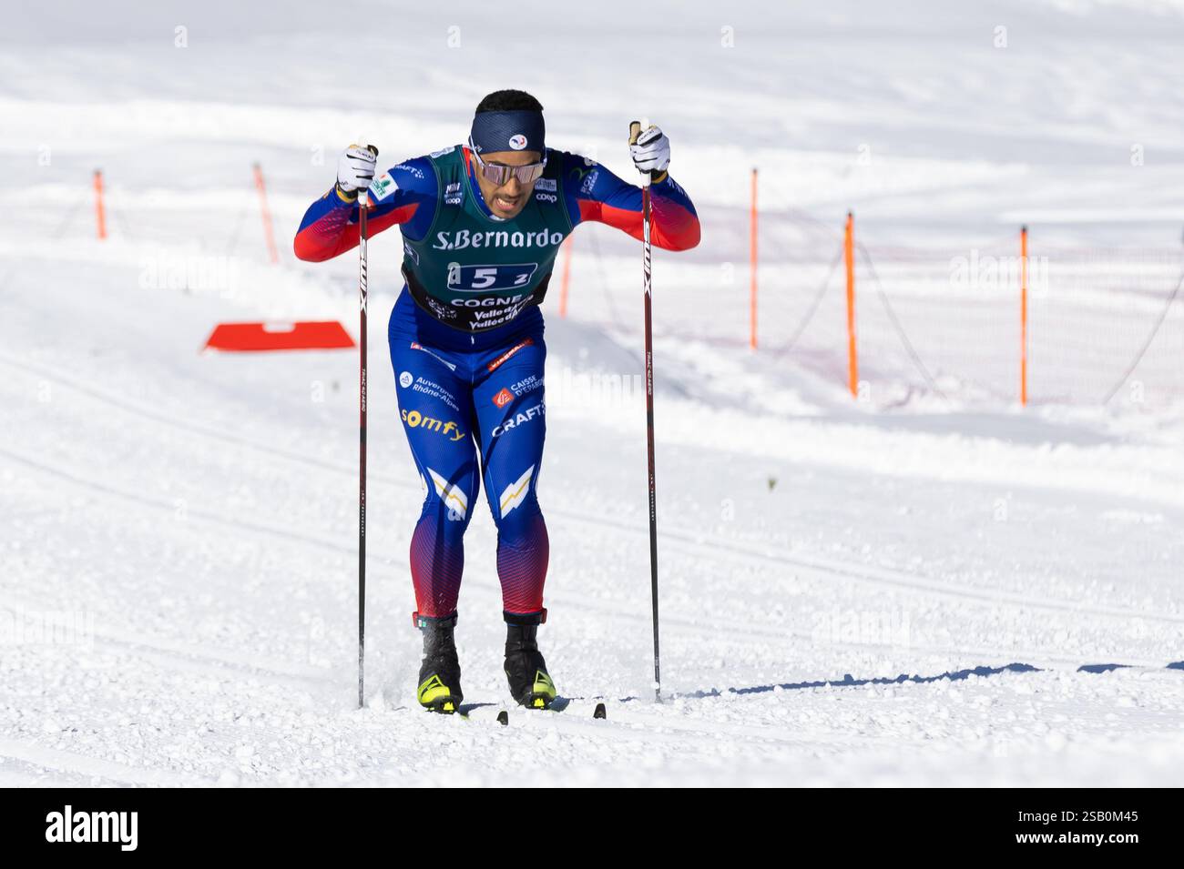 Cogne, Italy. 31st Jan, 2025. Jouve Richard (FRA) during FIS Cross ...