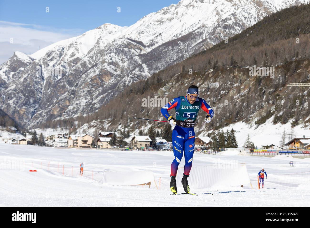 Cogne, Italy. 31st Jan, 2025. Jouve Richard (FRA) during FIS Cross ...
