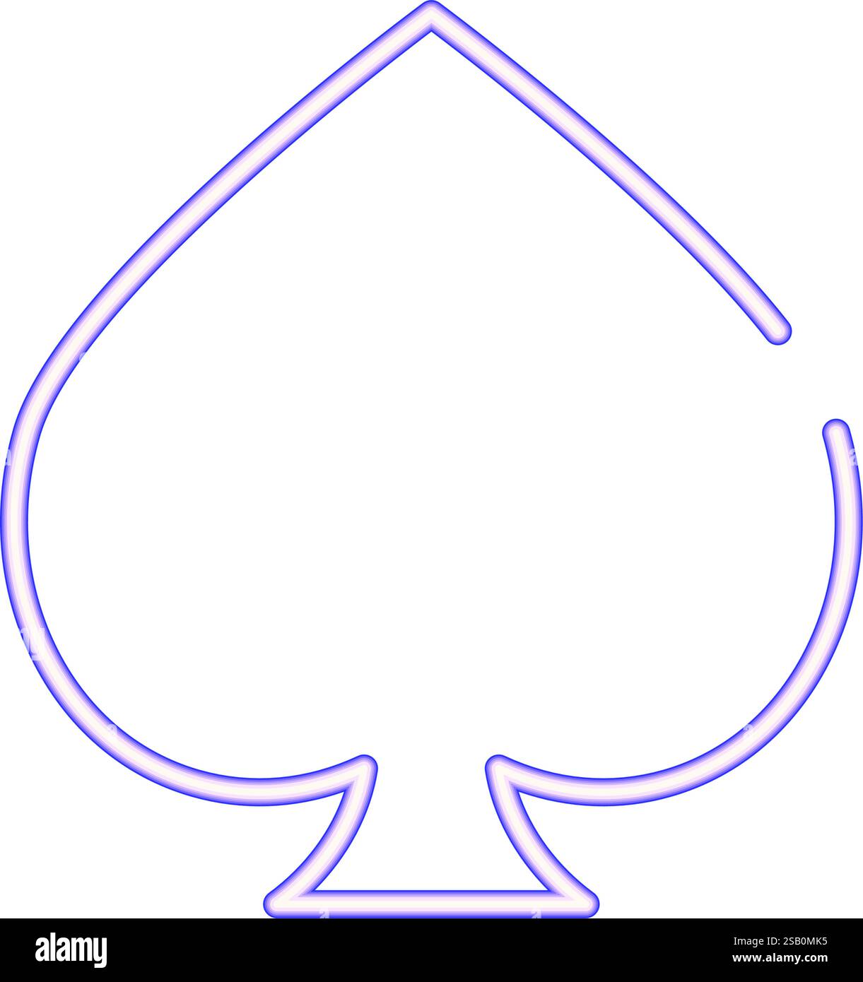 Spade Symbol Icon Illustration Stock Vector Image & Art - Alamy