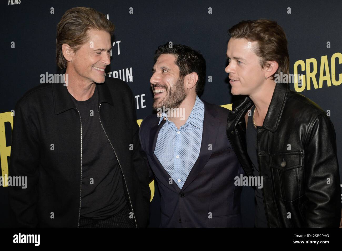 January 30, 2025, Los Angeles, California, USA: Rob Lowe, Rory Karpf ...