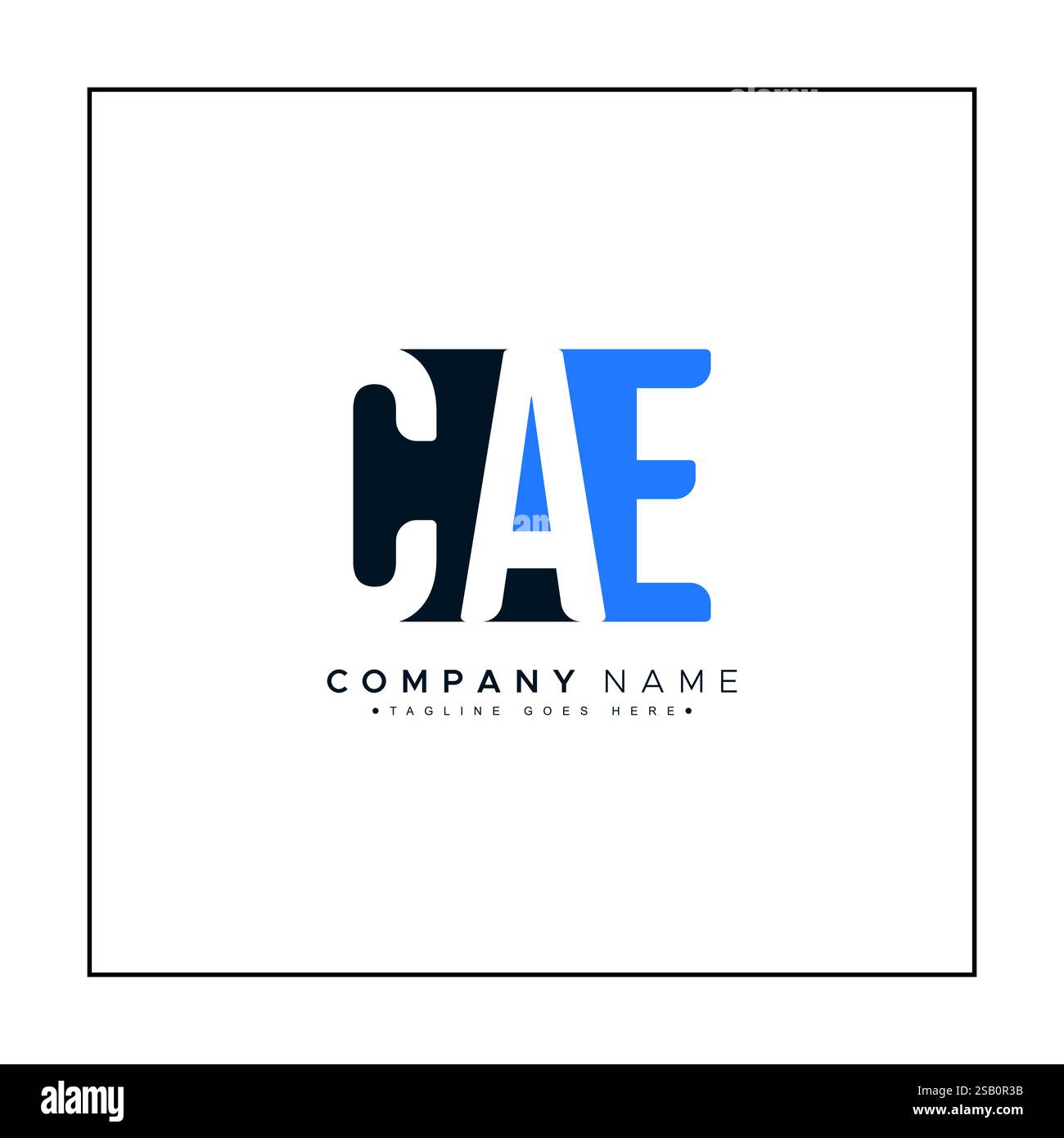 Cae minimalist logo hi-res stock photography and images - Alamy