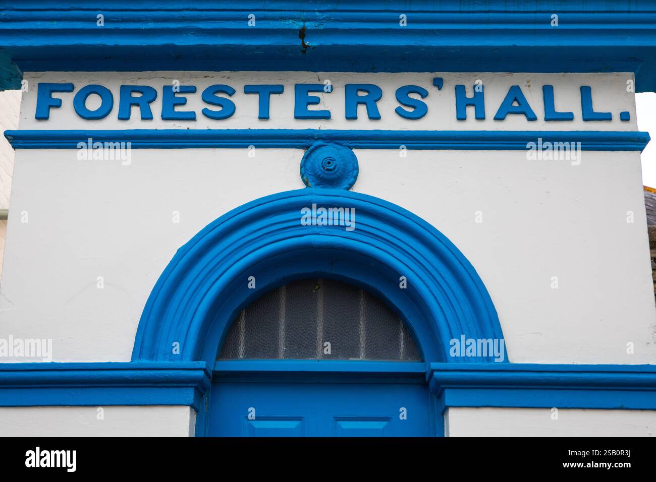 The exterior of Foresters Hall in the town of Whitstable in Kent, UK ...