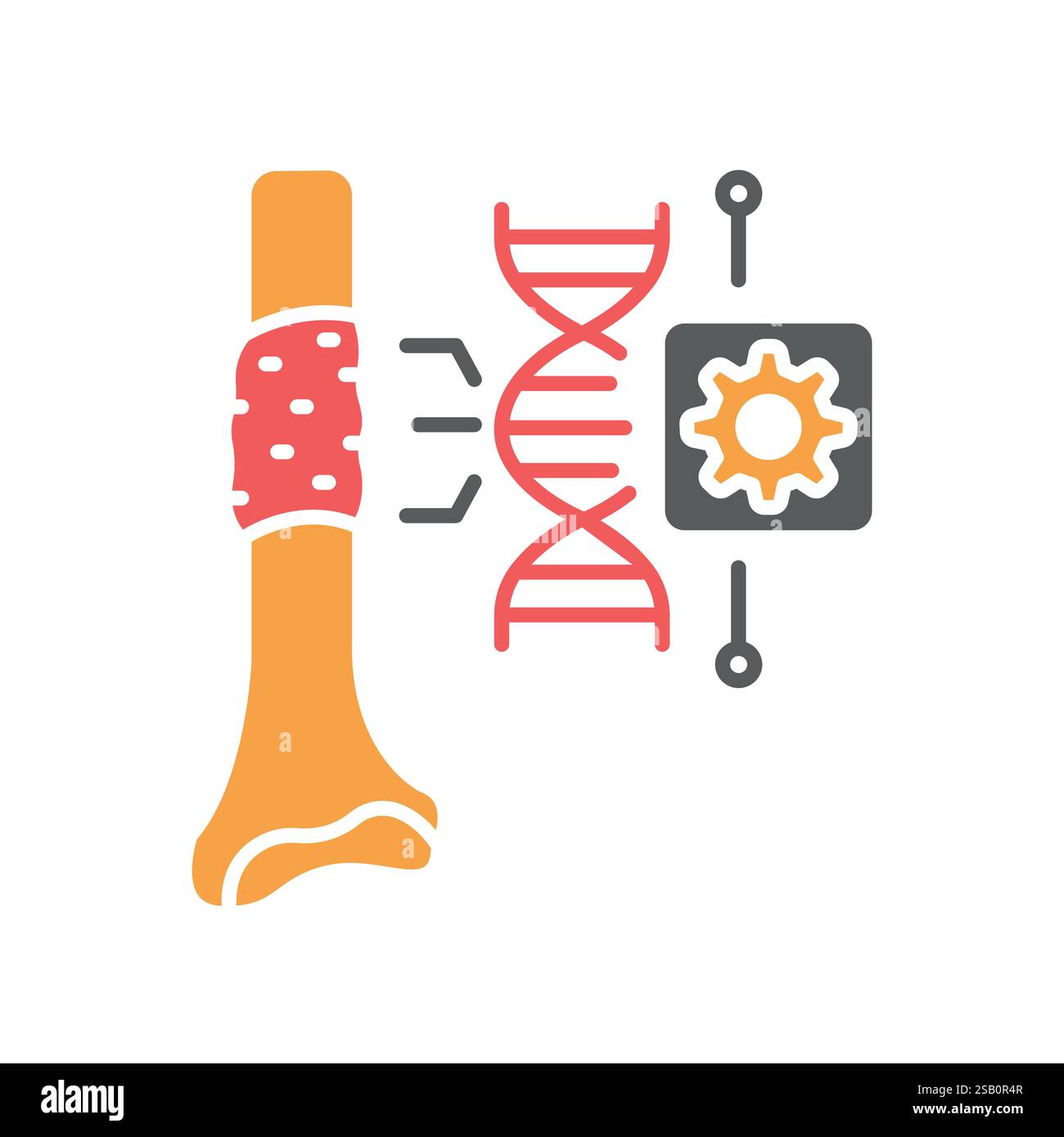 Tissue Engineering Flat Icon Vector Isolated Element Editable Stroke Stock Vector Image And Art