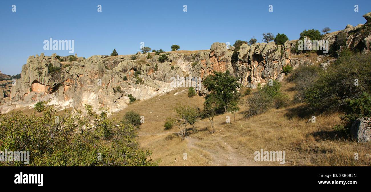 Midas Ancient City and Yazilikaya Monument in Eskisehir, Turkey Stock ...