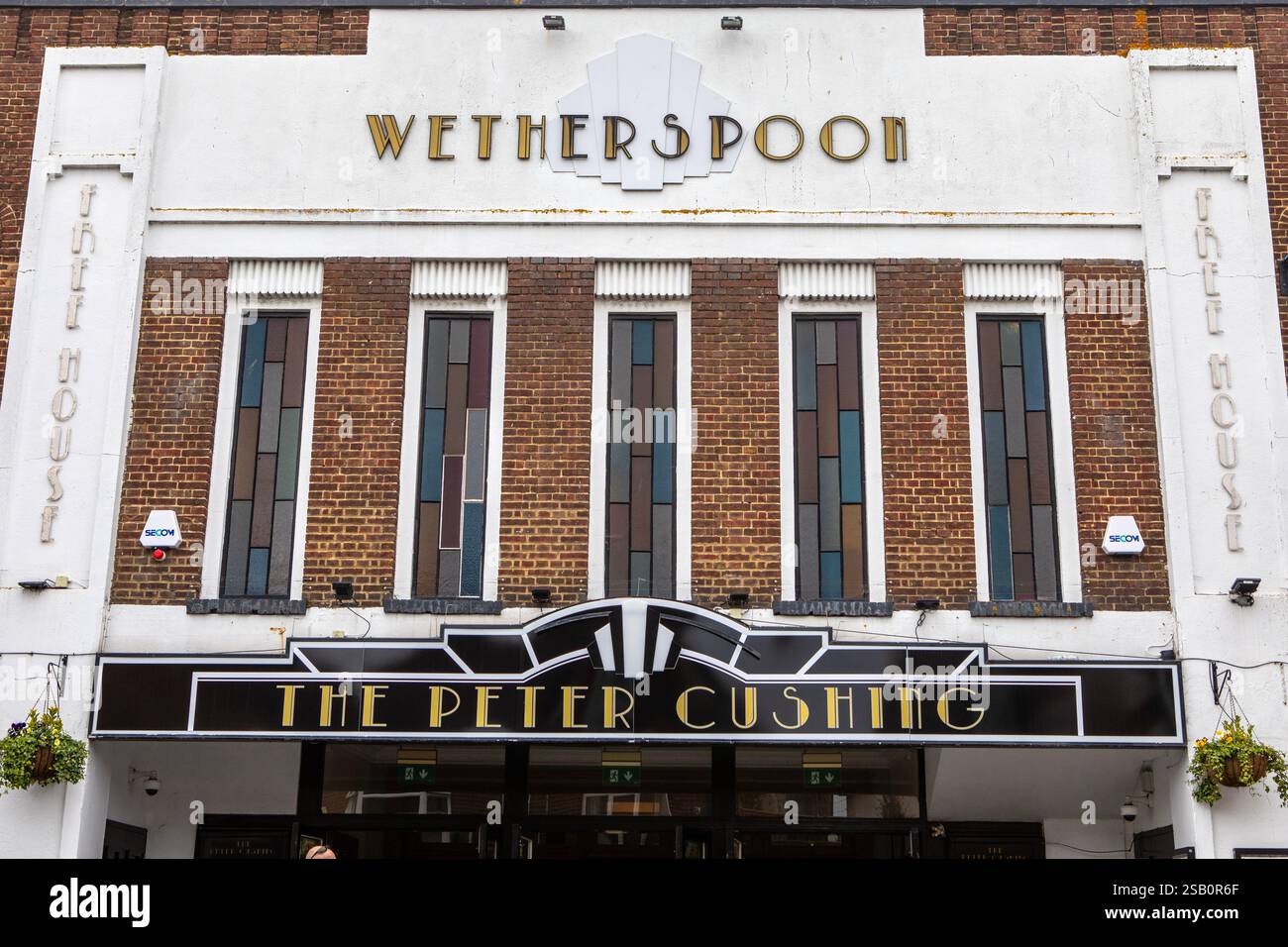 Kent, UK - May 5th 2024: The exterior of The Peter Cushing public house in the town of ...
