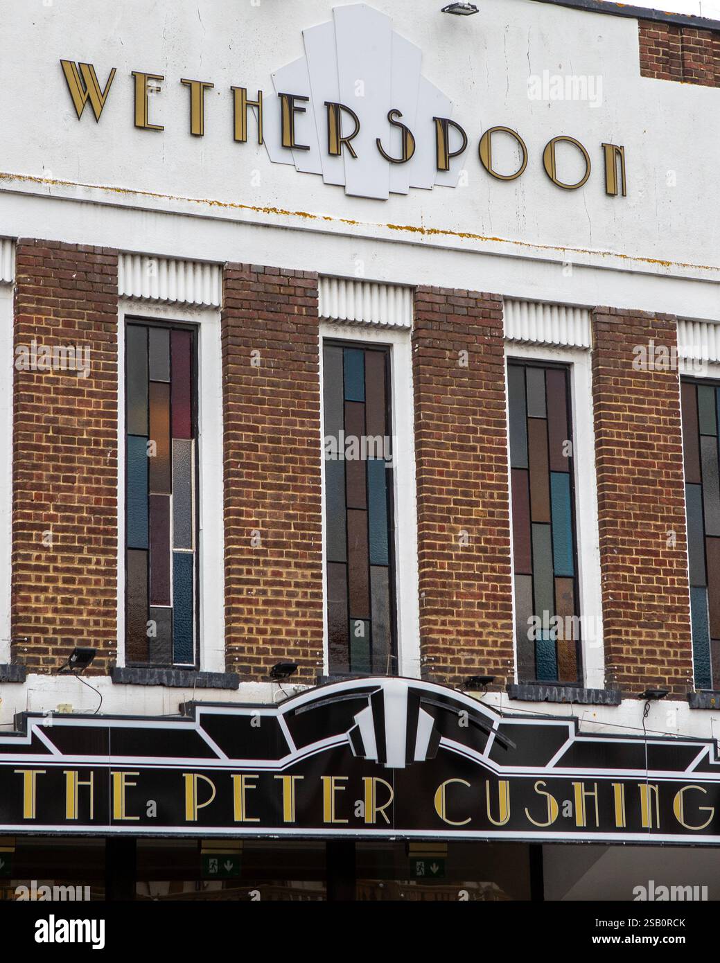 Kent, UK - May 5th 2024: The exterior of The Peter Cushing public house ...