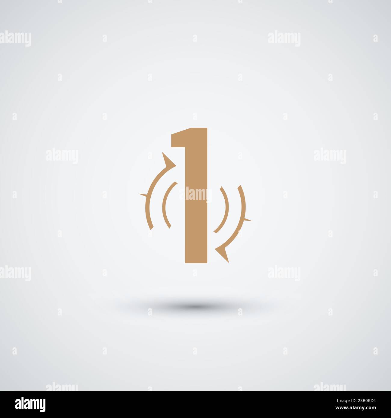 Abstract Number one logo icon design template illustration Stock Vector ...