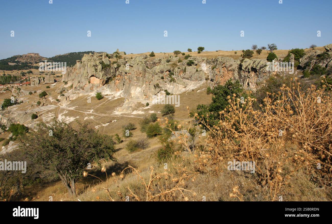 Midas Ancient City and Yazilikaya Monument in Eskisehir, Turkey Stock ...