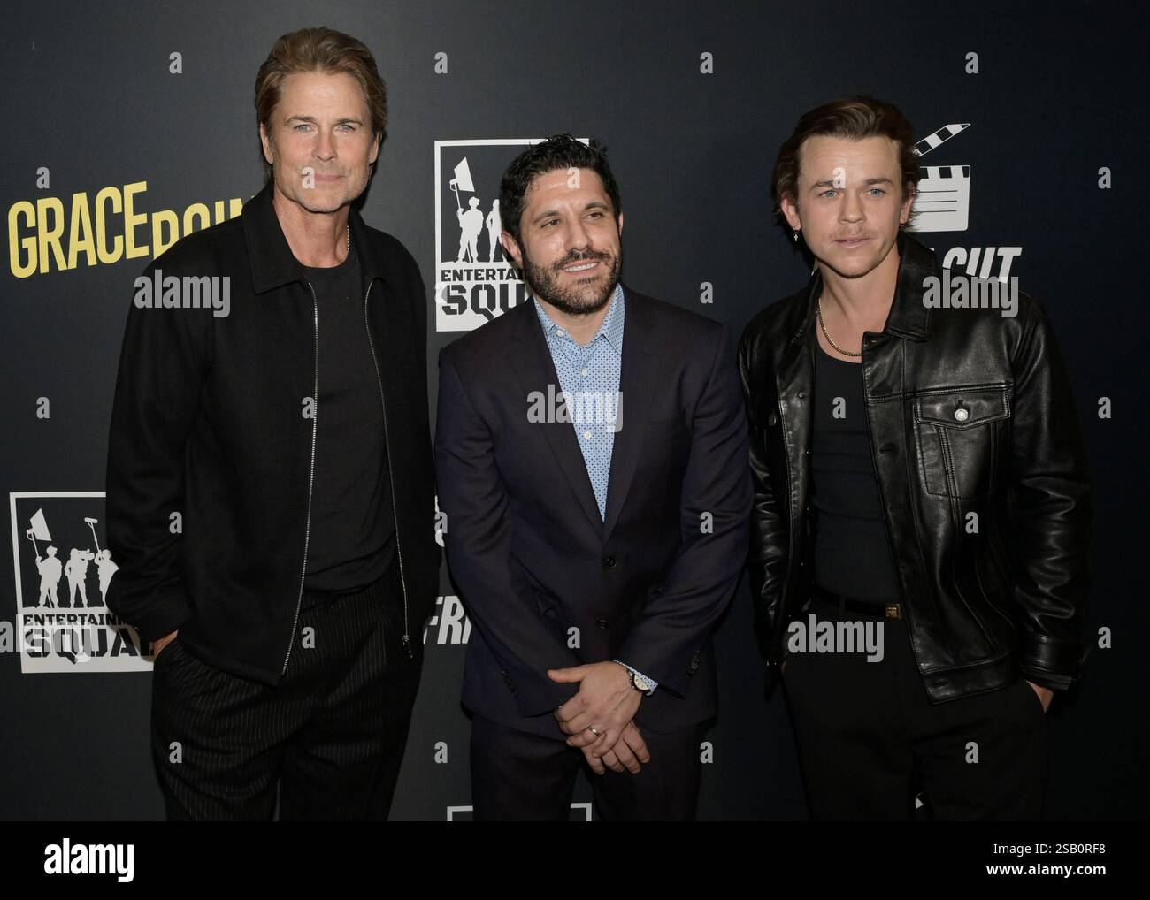January 30, 2025, Los Angeles, California, USA: Rob Lowe, Rory Karpf ...