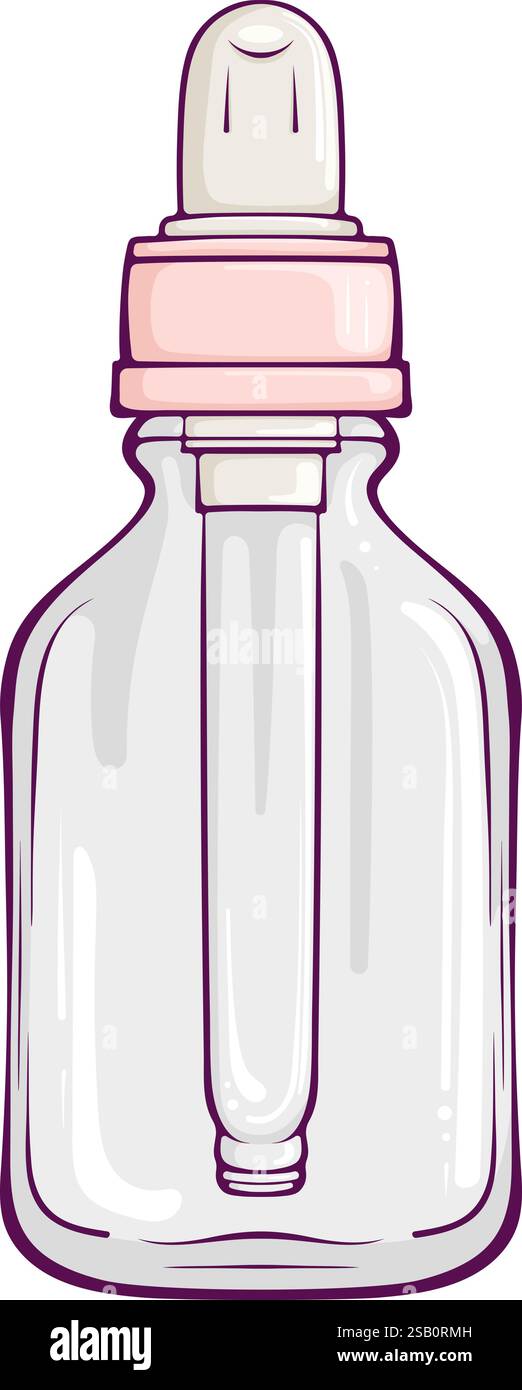 Serum cosmetic dropper pipette Stock Vector Images - Alamy