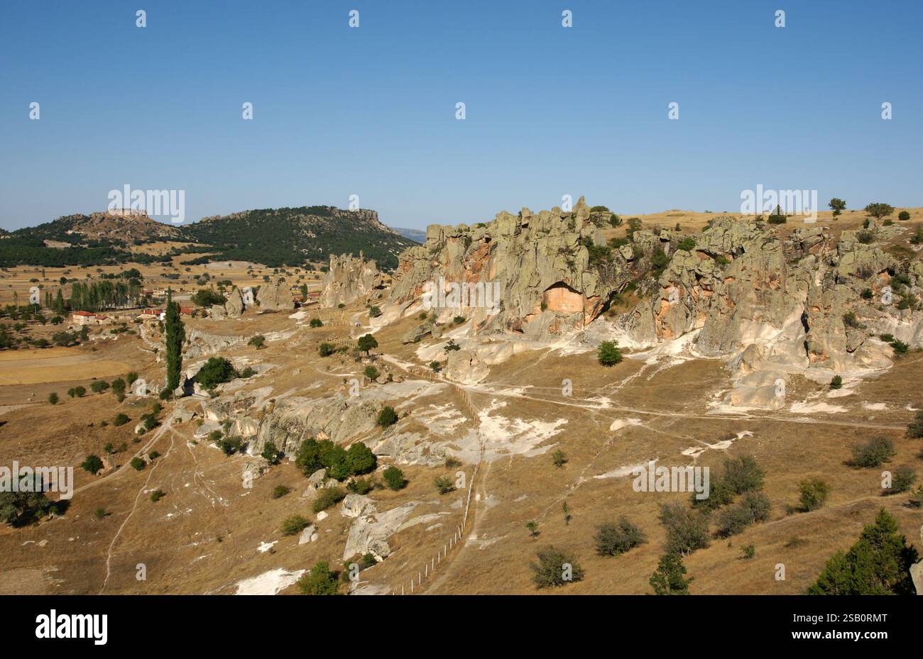 Midas Ancient City and Yazilikaya Monument in Eskisehir, Turkey Stock ...