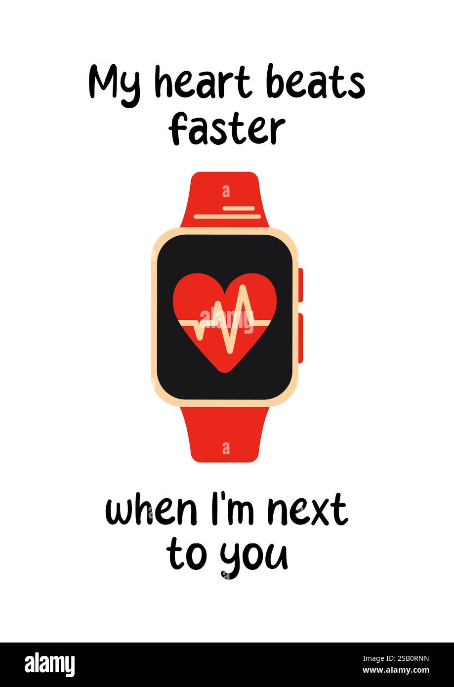 A vector illustration depicting a smart bracelet monitoring pulse rates ...