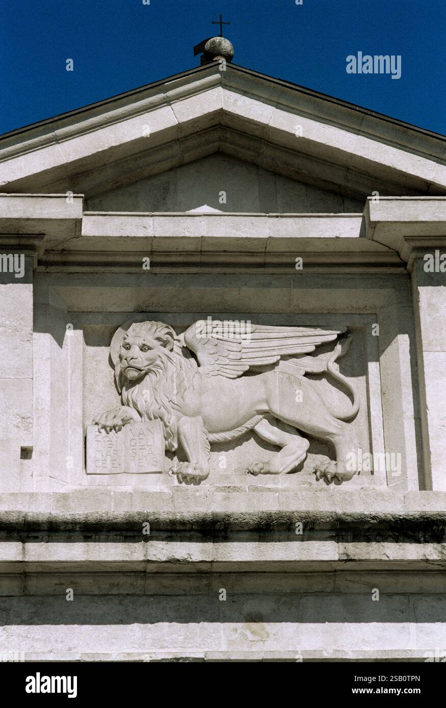 Italy, Lombardy, Bergamo Alta, Porta San Giacomo, Old City Gate, Detail ...