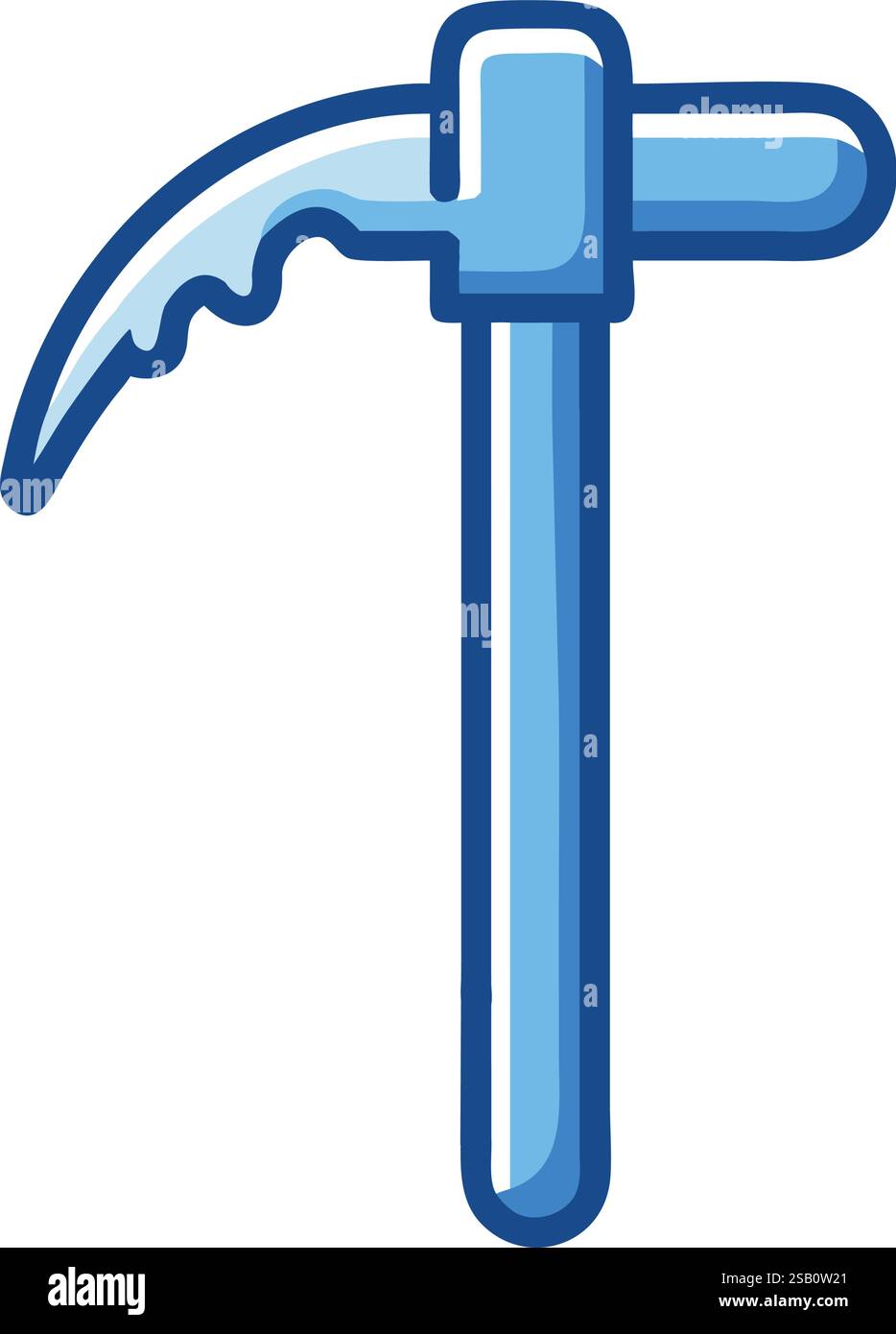 Ice pick mountaineering tool winter adventure icon Stock Vector Image ...