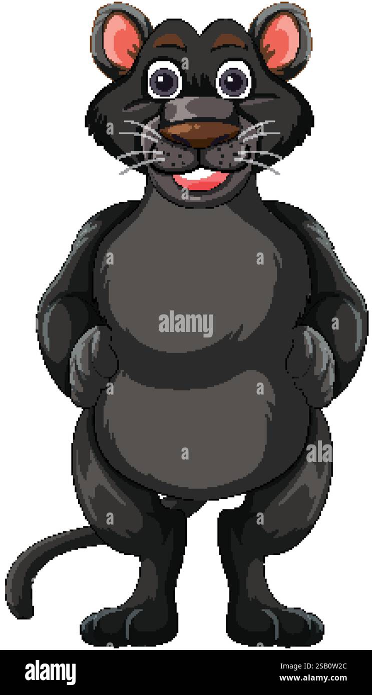 Happy cartoon rat standing smiling hi-res stock photography and images ...