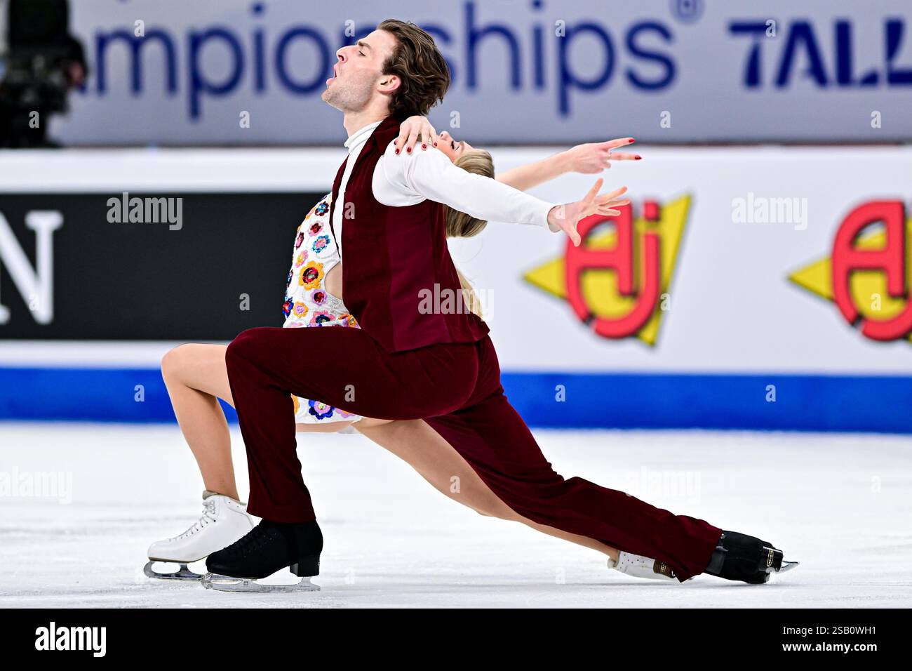 Phebe BEKKER & James HERNANDEZ (GBR), during Ice Dance Rhythm Dance, at ...