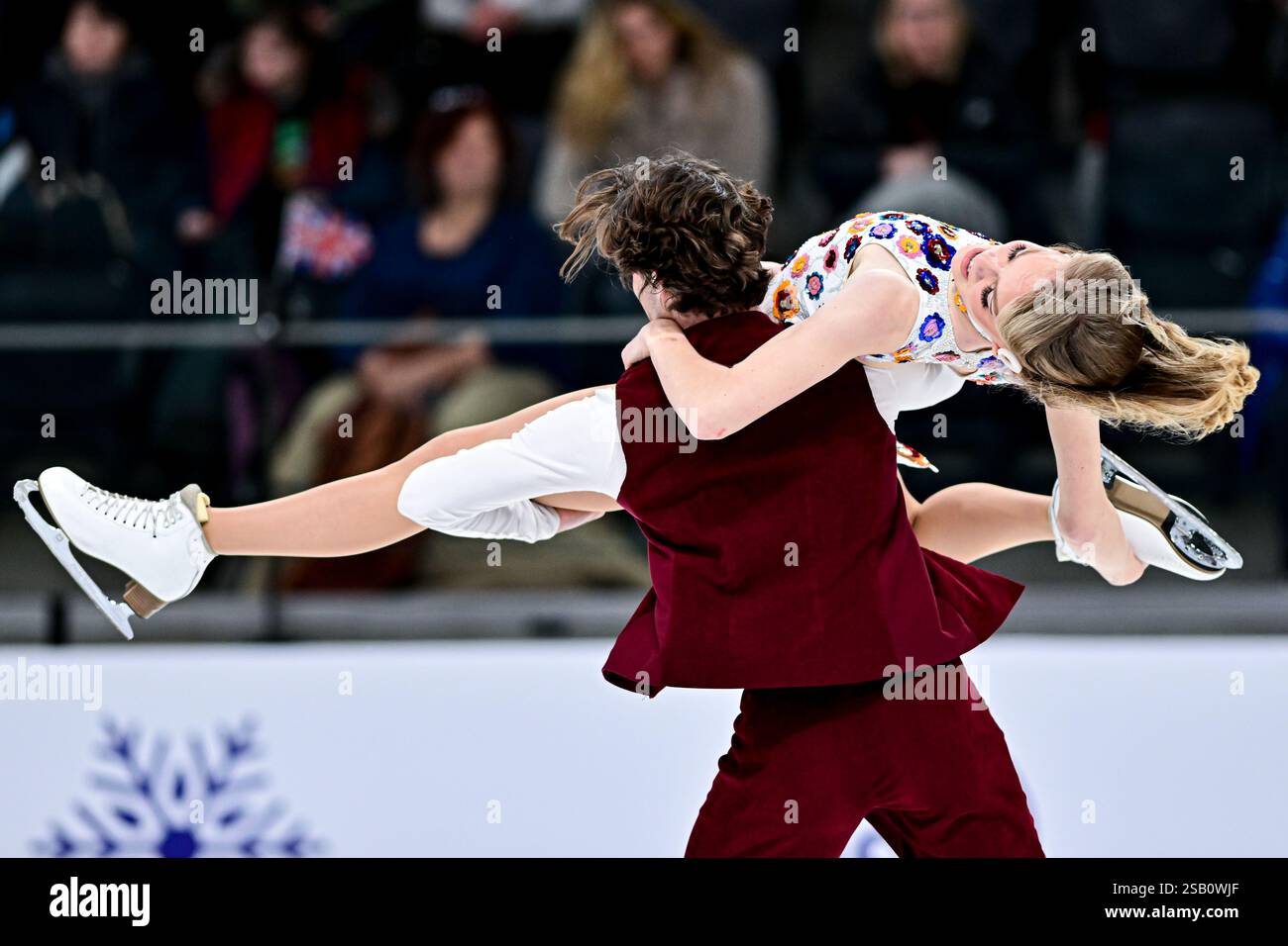 Phebe BEKKER & James HERNANDEZ (GBR), during Ice Dance Rhythm Dance, at ...