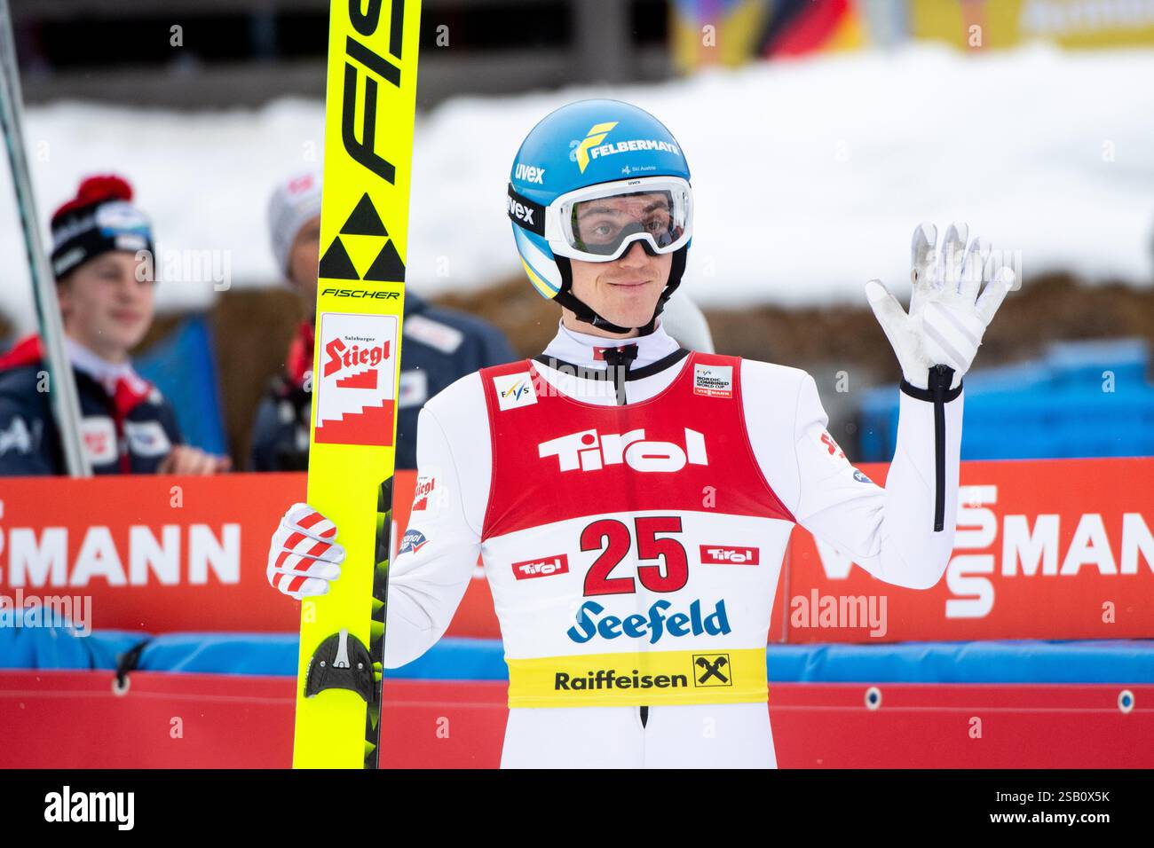 RETTENEGGER Thomas (Oesterreich) im Ziel nach dem Skispringen, AUT, FIS ...