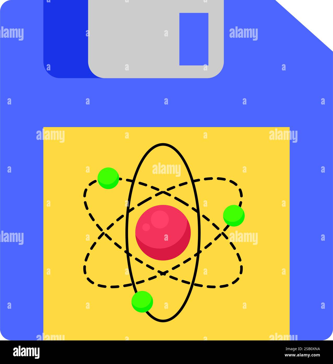 Quantum storage data encryption futuristic technology illustration ...