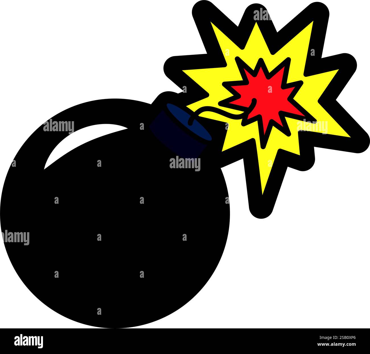Exploding Cartoon Bomb in Pop Art Style Stock Vector Image & Art - Alamy