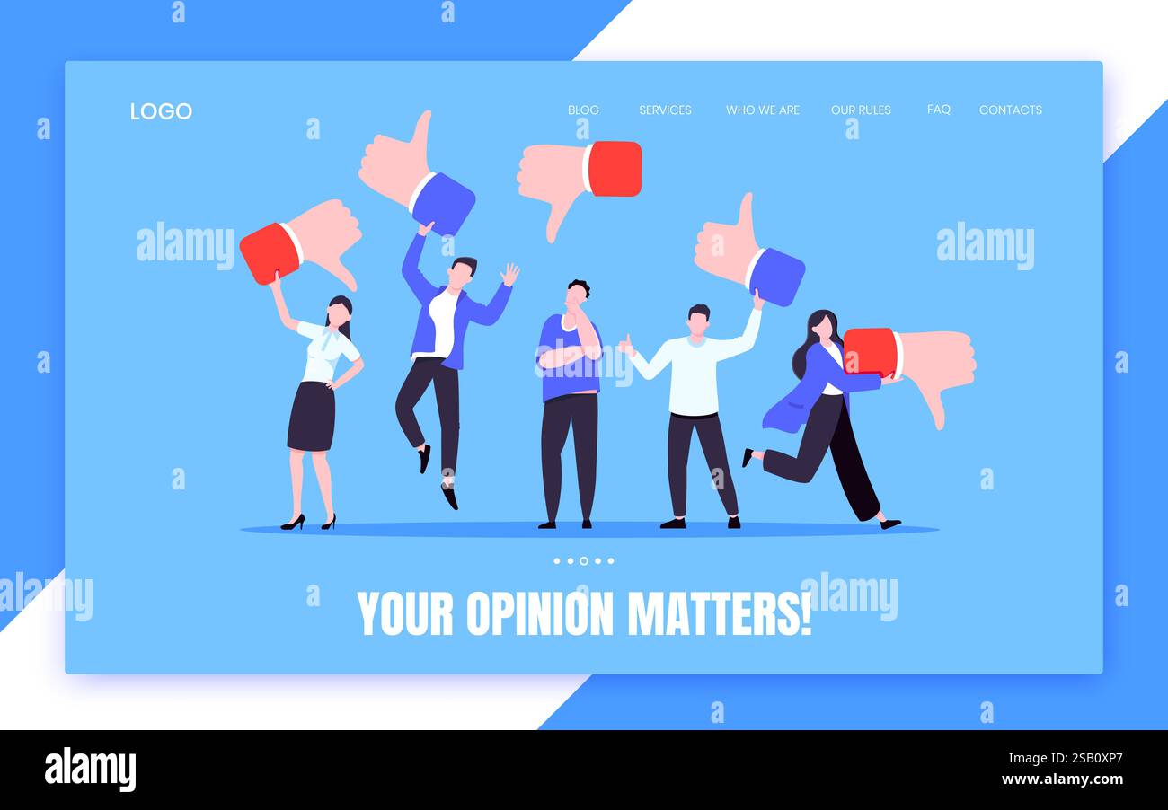 Customer feedback, employee or client satisfaction rating review with ...