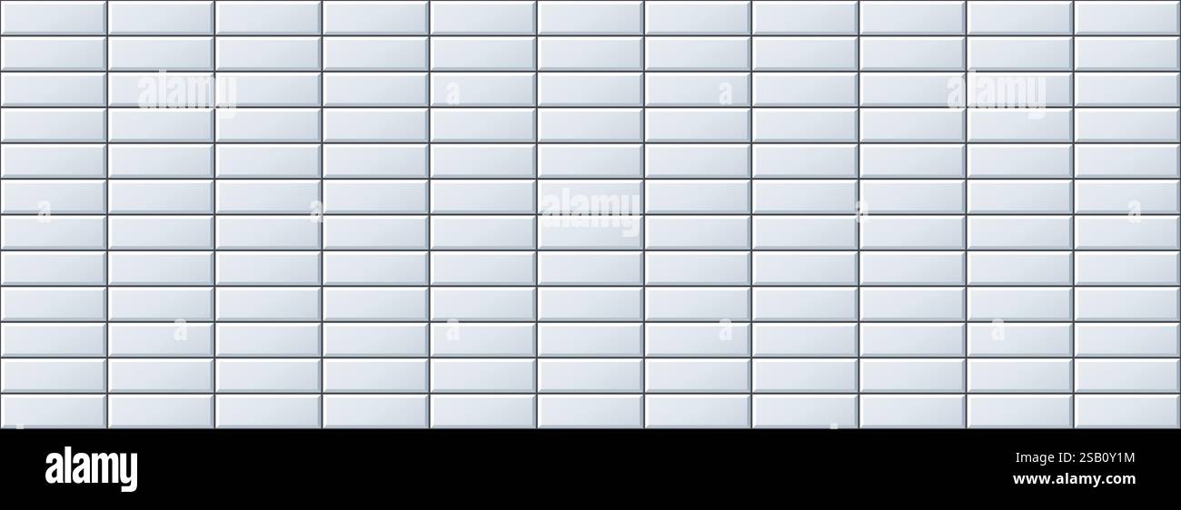 Seamless light blue tile pattern. Rectangle ceramic tiled texture for ...